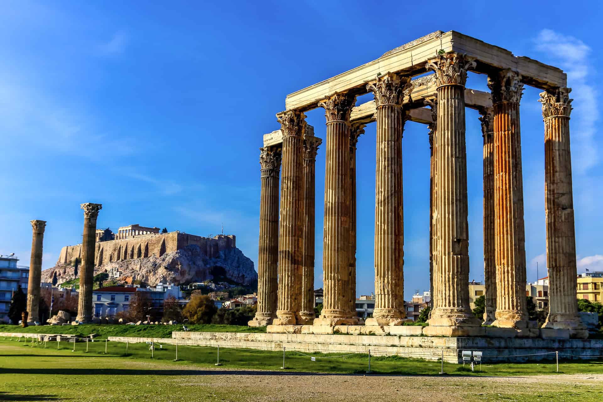 The Magnificent Temple of Olympian Zeus in Athens ...