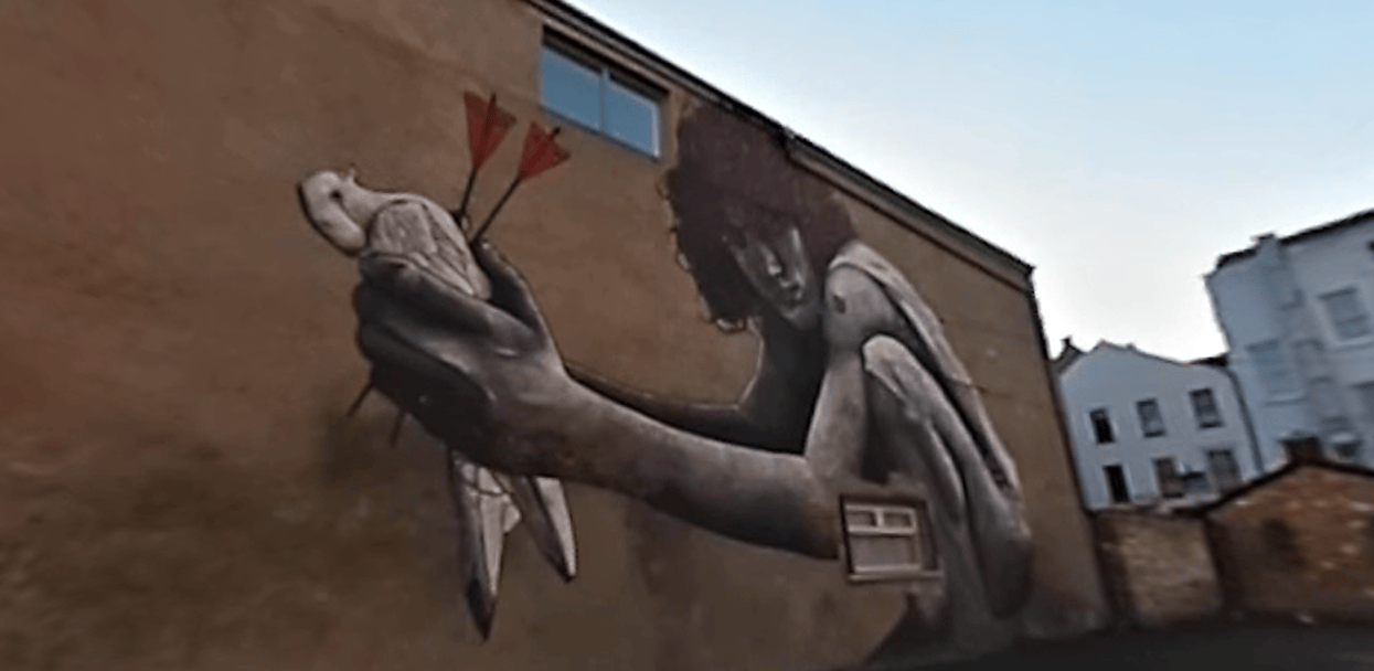 The Son of Protagoras Mural, Belfast - ConnollyCove