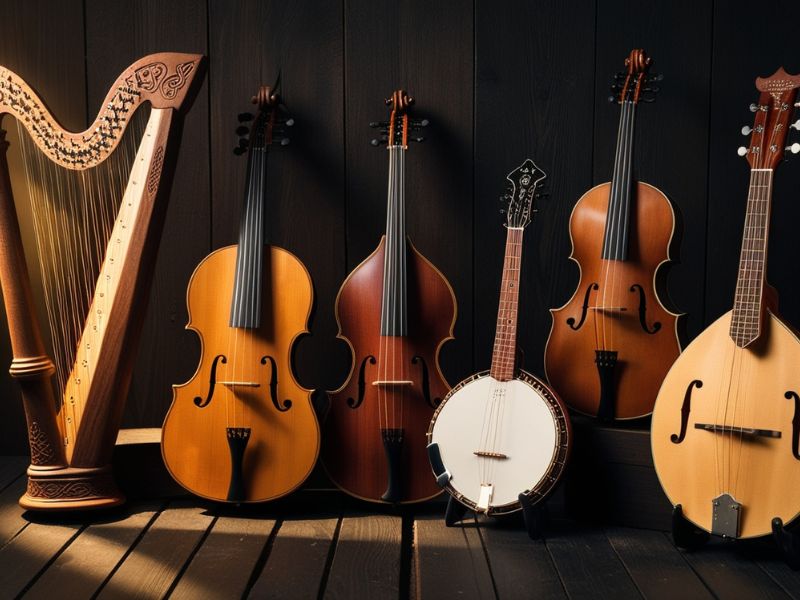 Traditional and Modern Irish Instruments: Ireland Soul