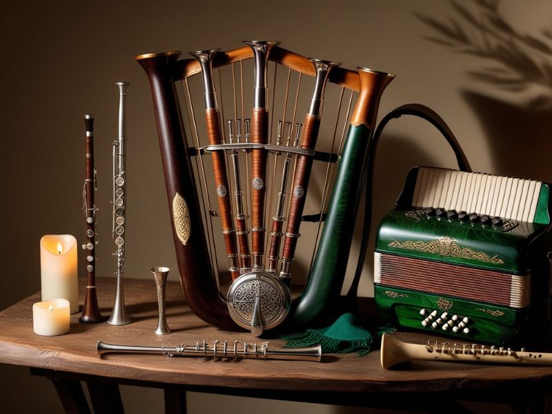 Traditional and Modern Irish Instruments: Ireland Soul